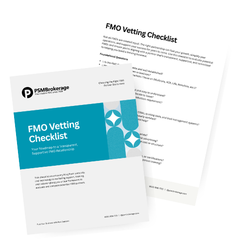 Your FMO Partner Checklist | Evaluate Options and Boost Growth | PSM Brokerage